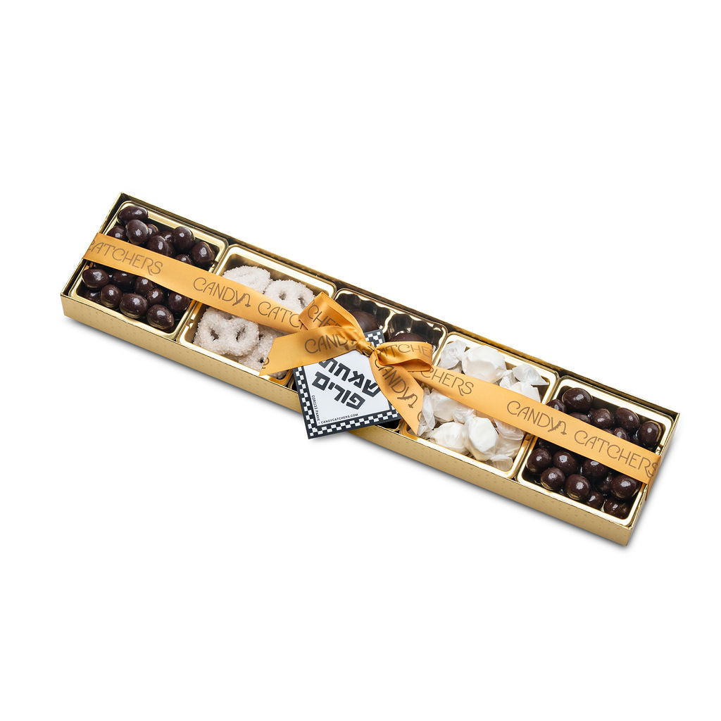 Purim Long 5 Section, Chocolate – Candy Catchers